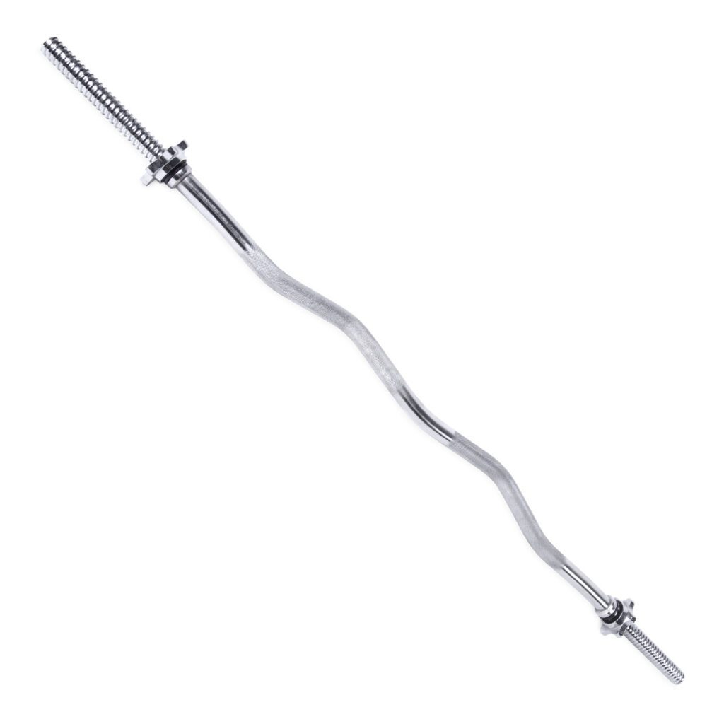 CAP STANDARD THREADED SOLID EASY CURL BAR, 47IN - American Fitness ...