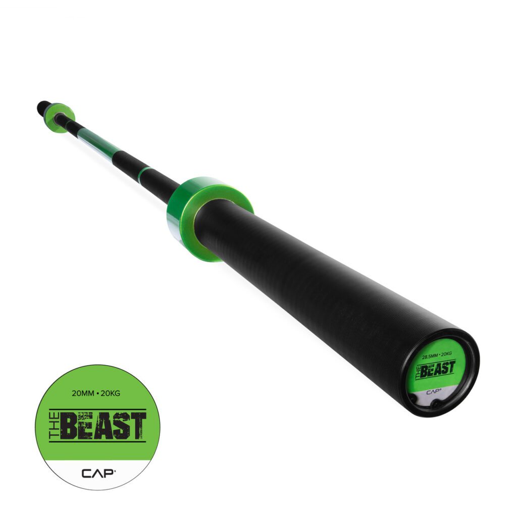 CAP CUSTOM "THE BEAST" OLYMPIC LIFTING BAR, SUBLIME GREEN - American ...